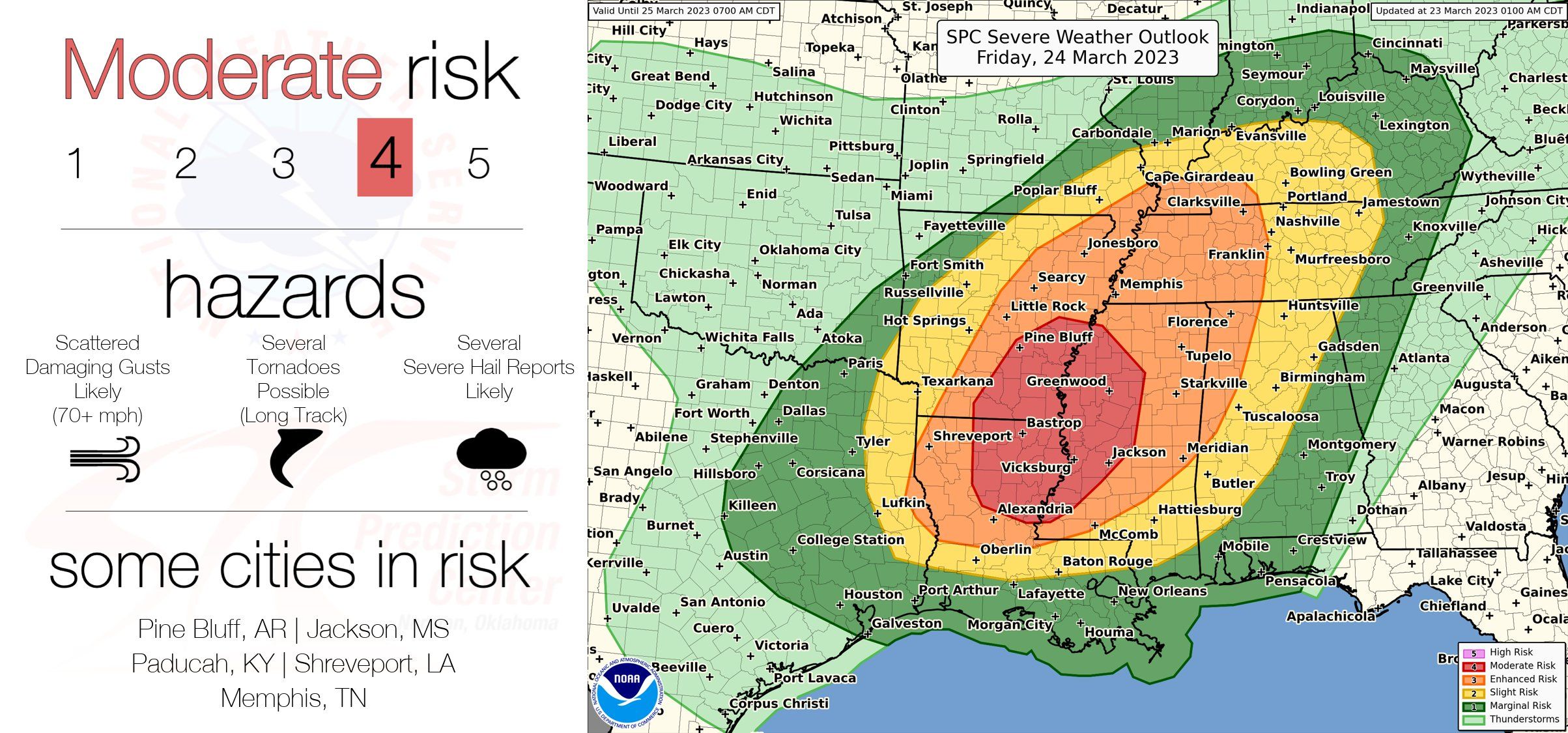 Significant severe risk and strong tornadoes possible Friday ...