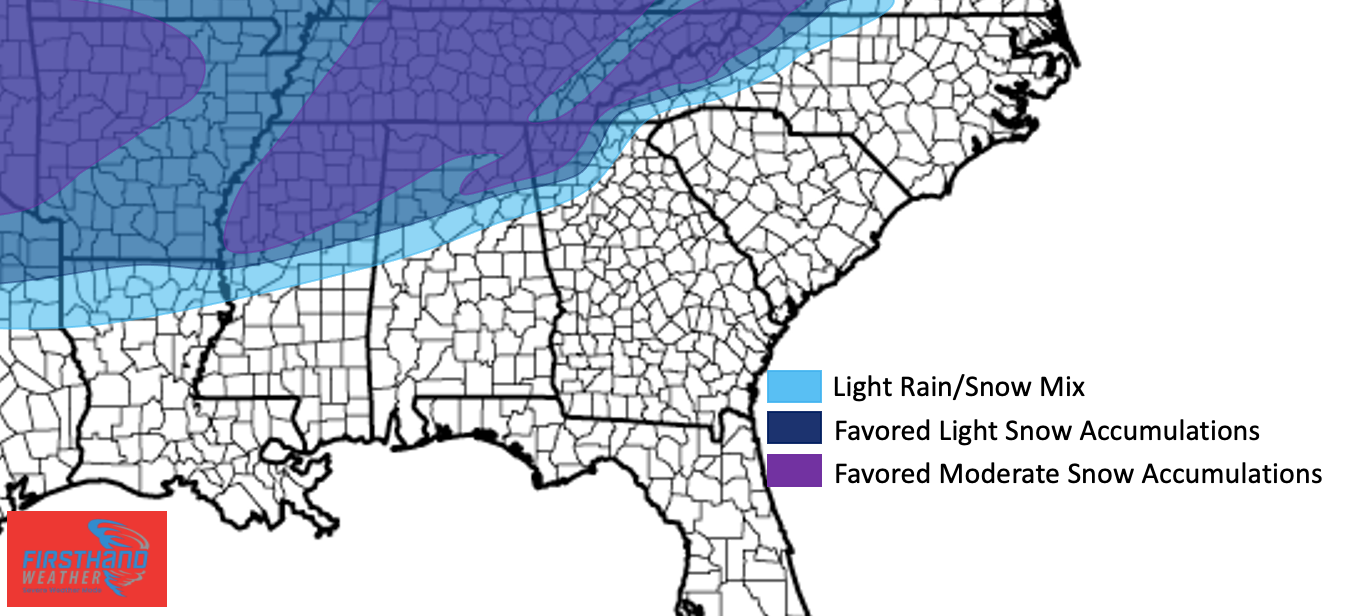Southern winter storm on the way | Firsthand Weather