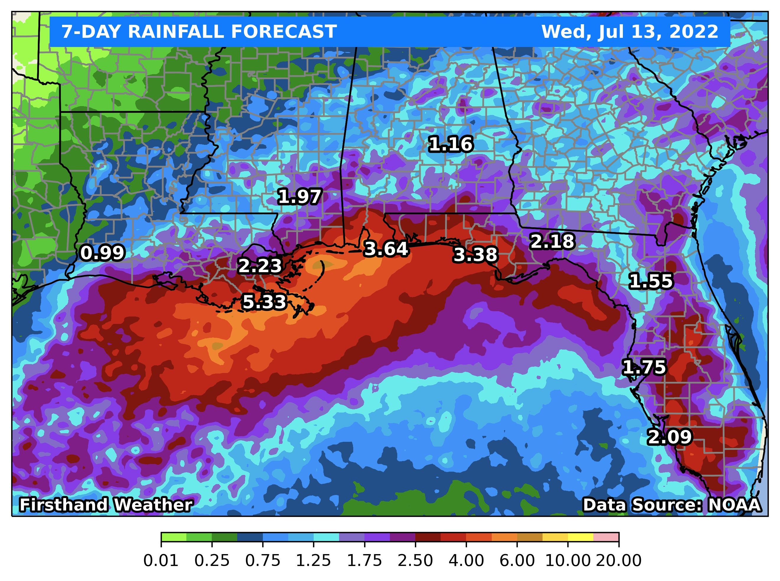 Soaking Rains and Flooding Expected for the Southeast | Firsthand Weather